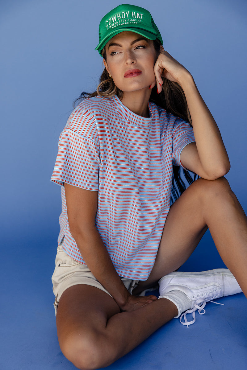 Cozy Casual Striped Tee – ROOLEE