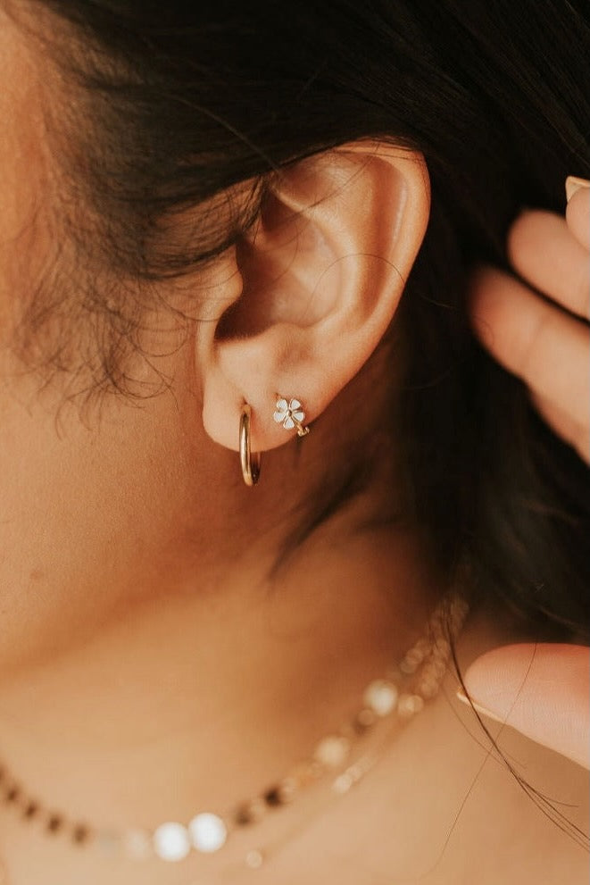 Flower Mini Hoops – ROOLEE