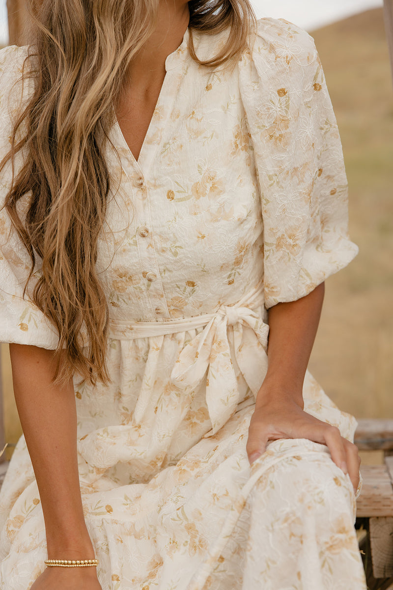 Marigold Muse Tiered Dress – ROOLEE