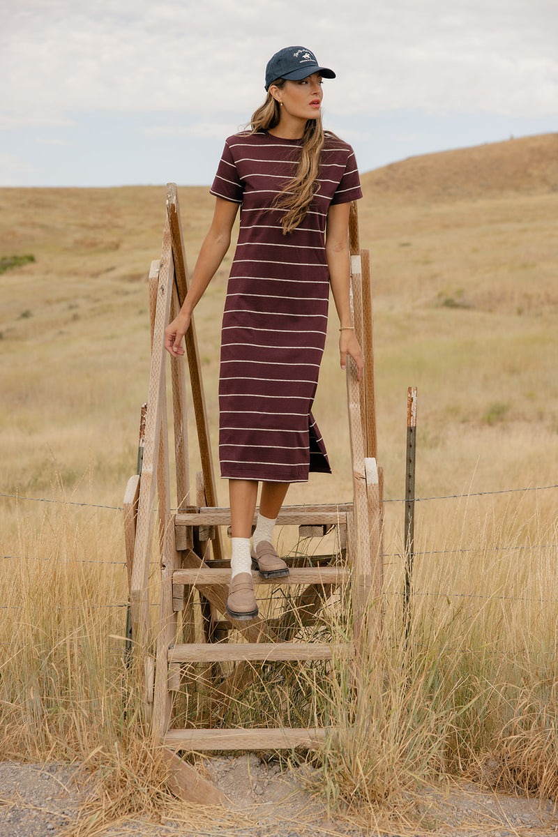 Front Porch T-Shirt Dress – ROOLEE
