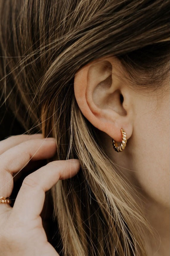 Brooklyn Twist Hoops – ROOLEE