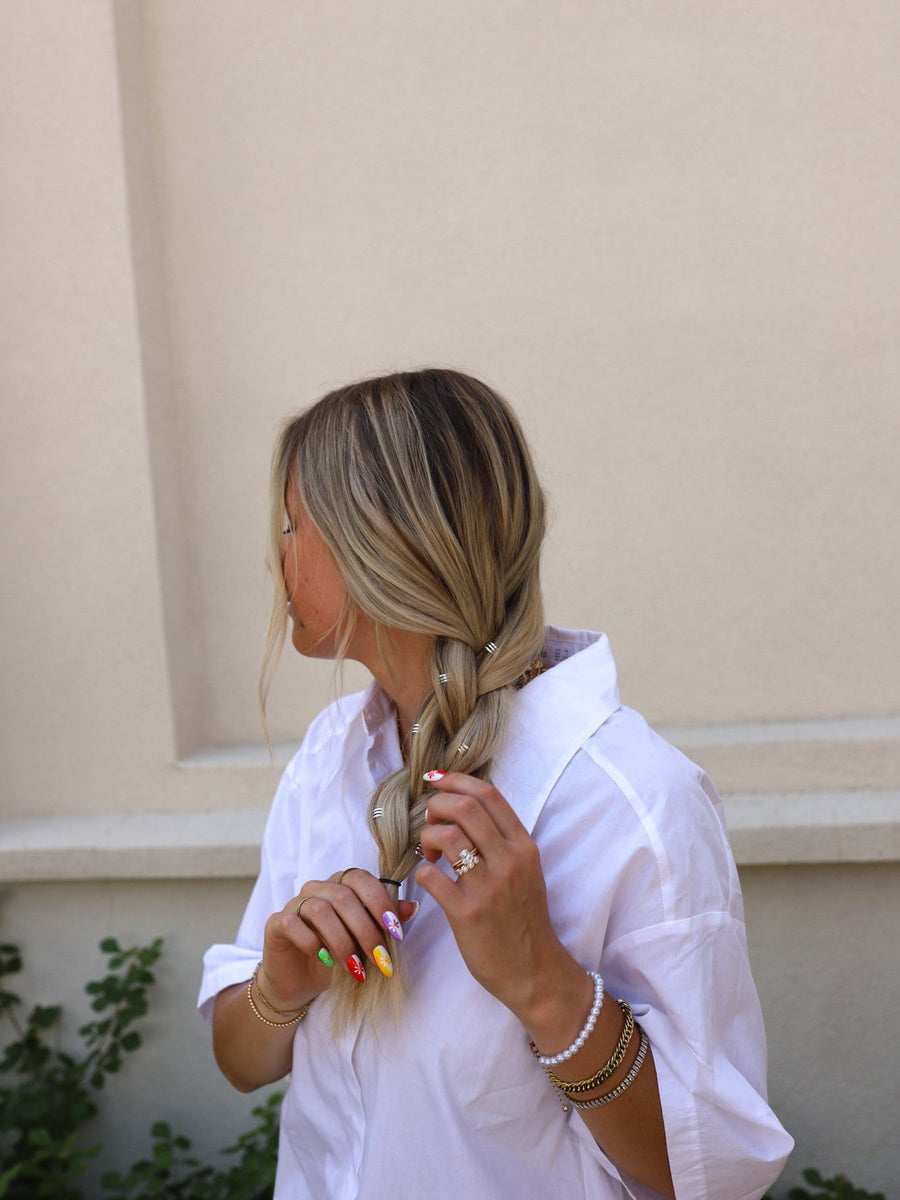 SILVER BRAID CUFFS – ROOLEE