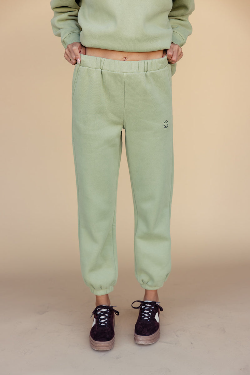 Smiley Face Sweatpants For Women - Women's Sweat Suits | ROOLEE
