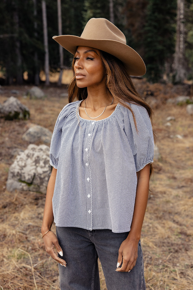 Long Stem Roses Button Down Blouse – ROOLEE