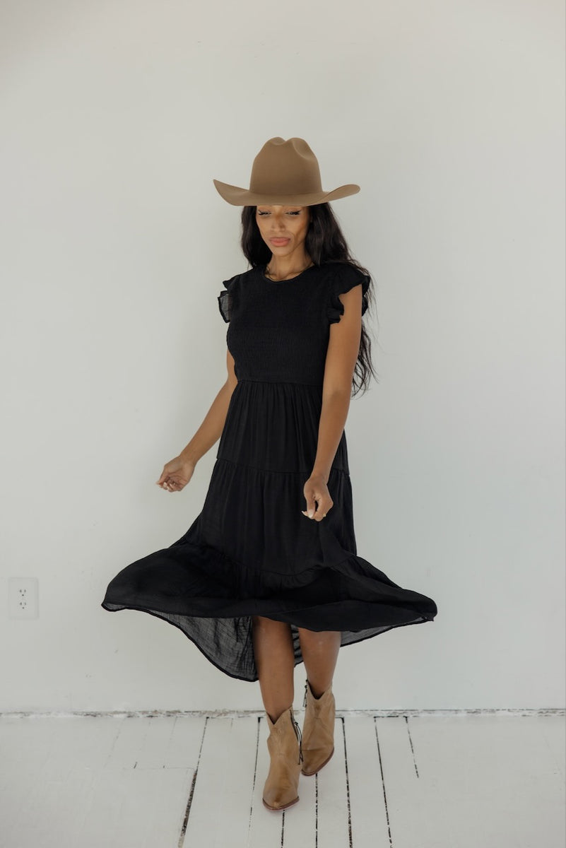 Tiered Midi Dress - Fall Dresses | ROOLEE