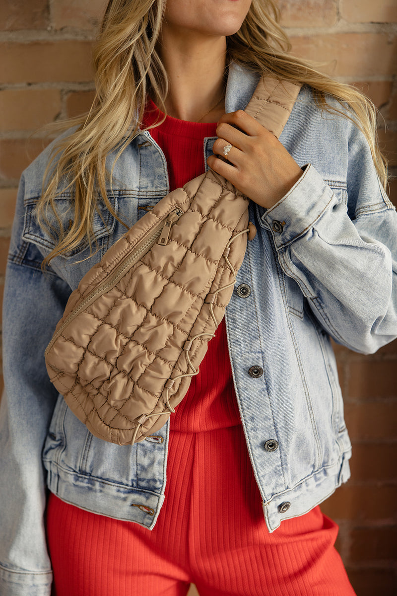 Mazie Quilted Sling Bag - Women's Accessories | ROOLEE