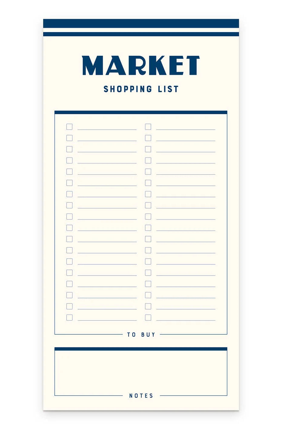 Market Shopping List Notepad – ROOLEE