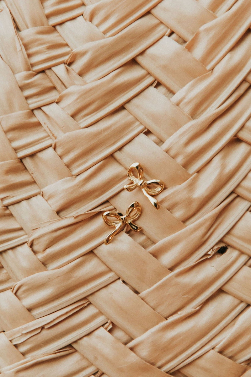 Ella Bow Studs – ROOLEE