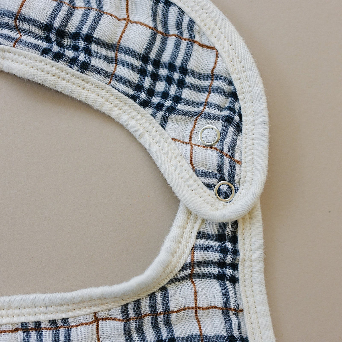 Vintage Plaid Classic Muslin Bib – ROOLEE