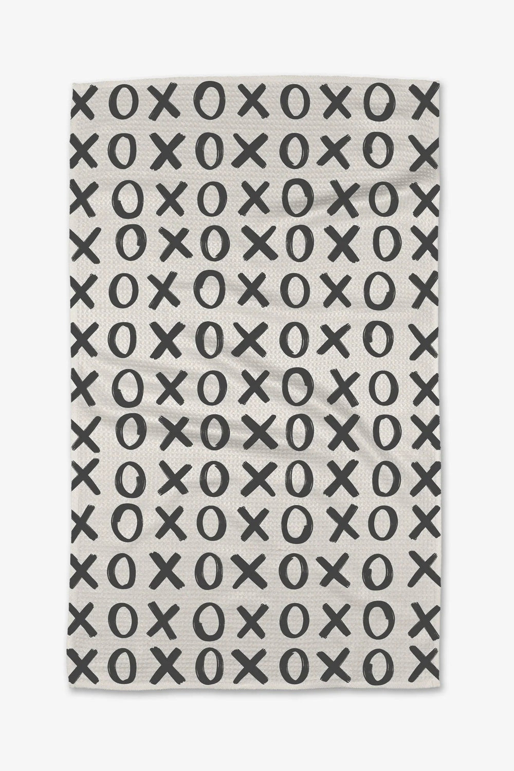 Geometry Hug and Kiss White Tea Towel – ROOLEE