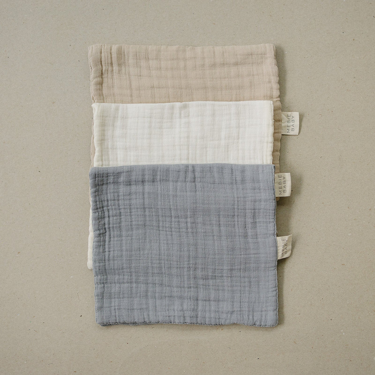 Cream Muslin Burp Cloth – ROOLEE