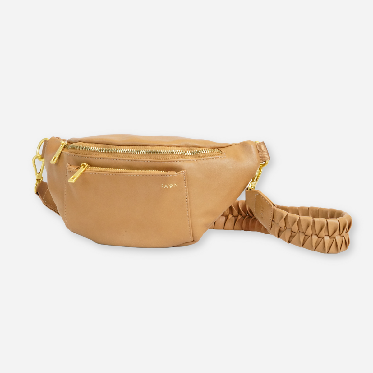 The Fishtail Braid Strap Short - Tan – ROOLEE